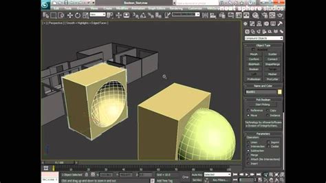 Boolean 3ds Max Логические операции Boolean Студия 3d Master Обучение 3d в Петербурге