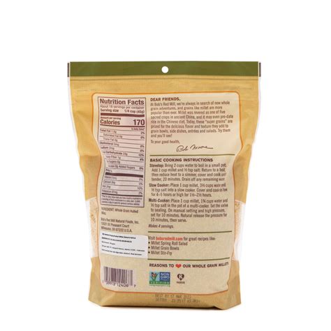 Bobs Red Mill Gandum Utuh Millet Yang Dikupas 794gr Healthy Choice Id