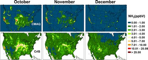Comparison Of Ground Level Nh3 Concentrations Between Community