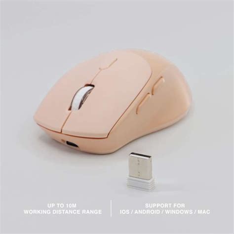 Promo Qb300 Qb 300 Mouse Office Wireless Bluetooth Dual Mode Type C