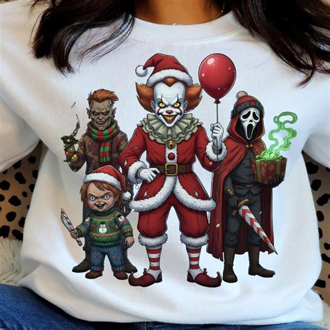 Evil Christmas Horror Bundle Pennywise Chucky Ghostface Freddy