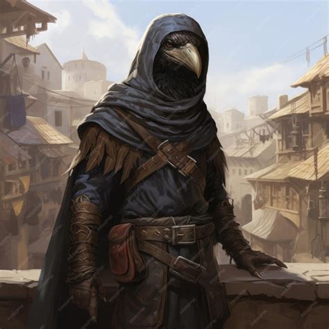 Premium Ai Image The Kenku Commoner Unveiling A Threefoot Tall Hero