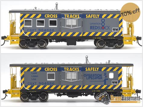 Ho Brass Omi 0870300213 Csx C 27a Caboose Operation Lifesaver O
