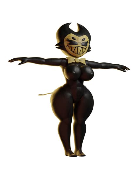 Rule 34 Bendy Bendy And The Ink Machine Bendy Fem Bowtie Breasts Darling Cally3d Lightshow