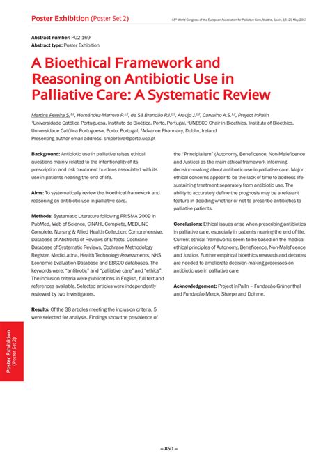 Pdf Poster Exhibition Poster Set 2 A Bioethical Framework And