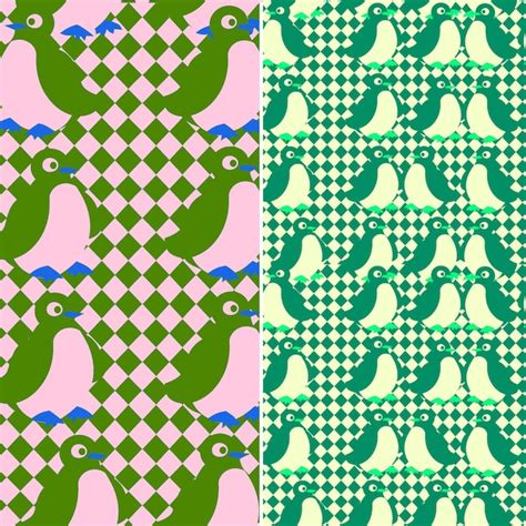 Premium Psd Fluffy Snowballs With Penguin Silhouettes And Cute Design