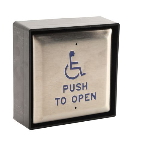 Push Button To Open Door Sign