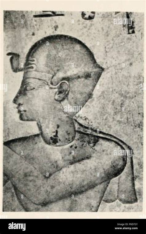 English Closeup Of A Relief Depicting Pharaoh Siamun From Memphis