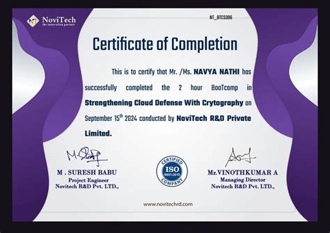 Navya Nathi Mahalingam On Linkedin Cybersecurity Cryptography