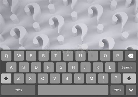 Keyboard Key With Question Mark Stock Illustration Illustration Of Computer Problem