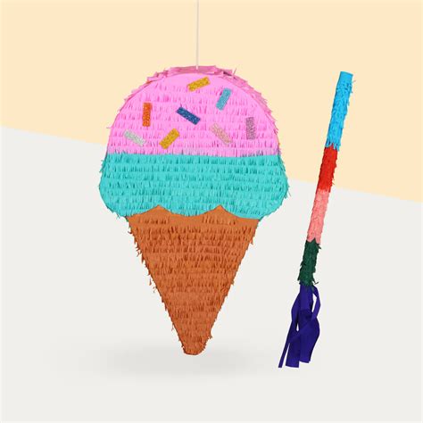 Ice Cream Cone Pinata Cake Together Birthday Cake Delivery