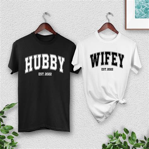 Wifey Hubby 2021 Svg Hubby Wifey T Shirt Husband And Wife Shirt Mr Mrs