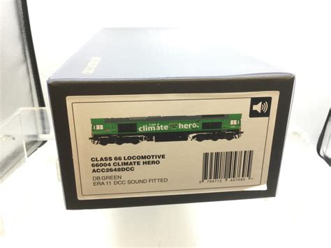 Accurascale 2648 Oo Gauge Class 66 Db Climate Hero Green 66004