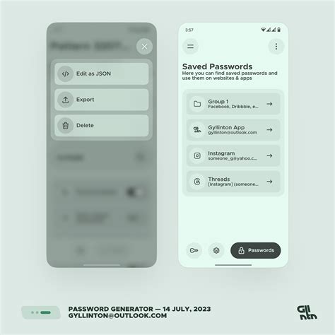 Password Generator — Concept Behance