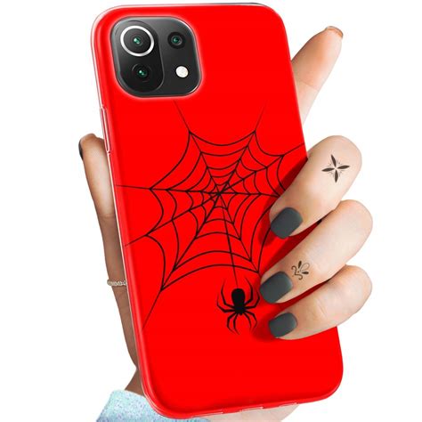 Etui Do Xiaomi Mi Lite G G Ne Wzory Pająk Spider Pajęczyna