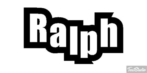 Ralph Name Animated  Logo Designs