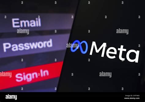 In This Photo Illustration The Meta Platforms Logo Is Displayed On A