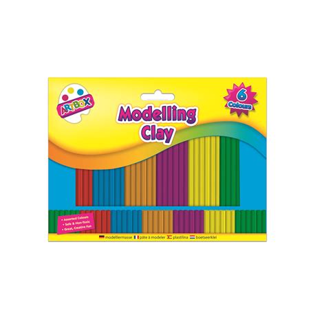 Modelling Clay Small 6 Strips Colman Wholesale