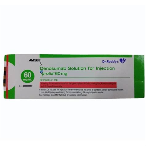 Denosumab Solution For Injection Packaging Type Vial 60 Mg At