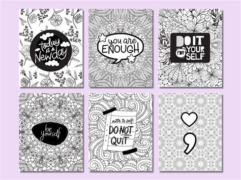 Semicolon Coloring Pages Mental Health Anxiety Depression Coloring