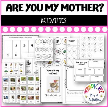 Are You My Mother Activities By Nomadic Bee Tpt
