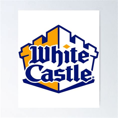 White Castle Logo Poster For Sale By Spillthehot Redbubble