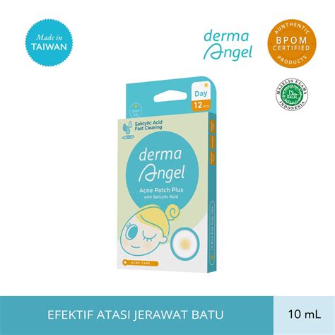Jual Derma Angel Acne Patch Plus With Salicylic Acid Day Isi 12 Patch
