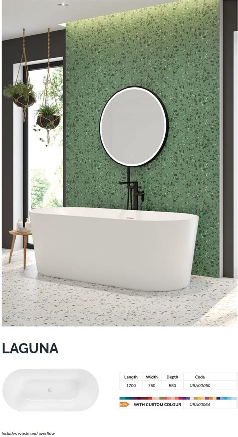 Sonas Laguna Freestanding Bath Mccartney Tiles