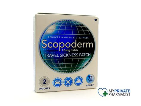 Scopoderm Hyoscine Patch My Private Pharmacist