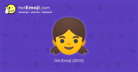 👧 Girl Emoji Meaning With Pictures From A To Z