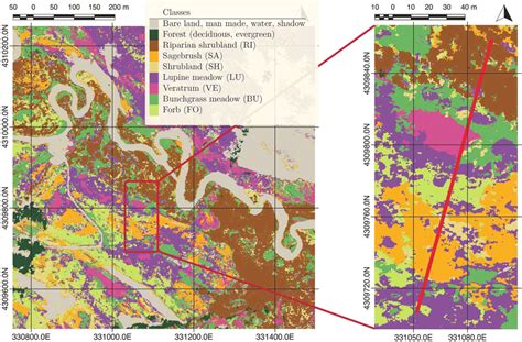 Estimates Of Plant Functional Type Distribution Across A Region That