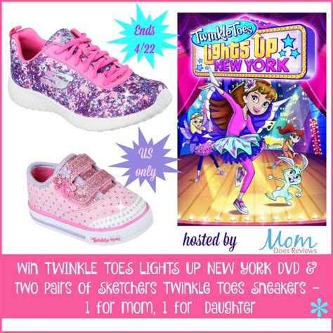 Win Twinkle Toes Light Up New York Dvd And Mother Daughter Skechers