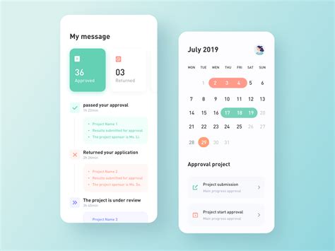 Approval Message By Yuan Man On Dribbble