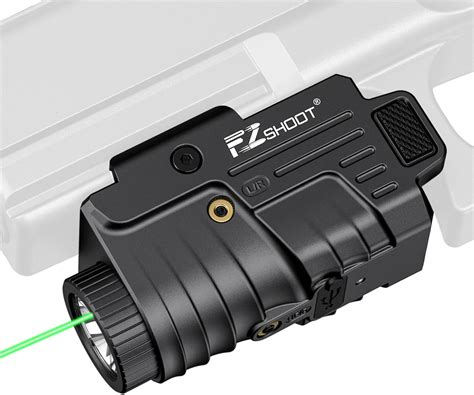 Ezshoot 800 Lumens Pistol Light Laser Combo Rechargeable