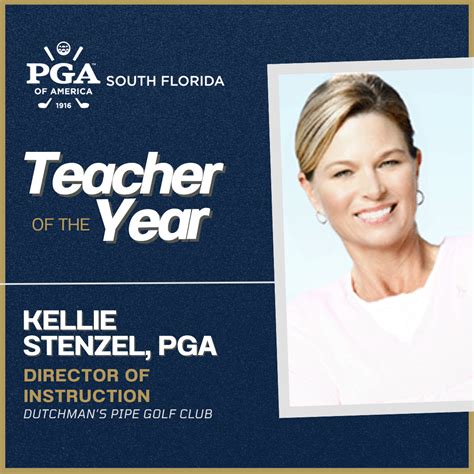 South Florida Pga Teacher Of The Year Kellie Stenzel Pga