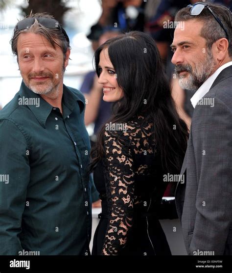 Cannes France 17th May 2014 Actor Mads Mikkelsen L Actress Eva
