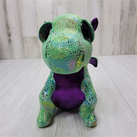 Toys Ty Greenpurple Cinder Dragon Poshmark