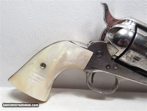 Nice Colt 45 Single Action Army Revolver From Collecting Texas Nickel