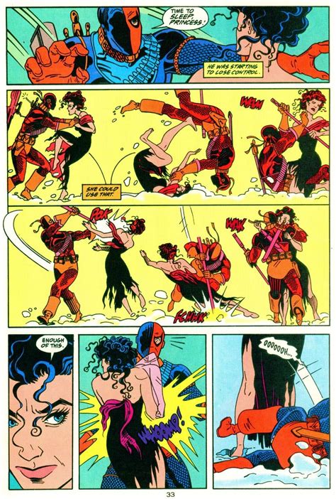 [comic Excerpt] Slade And Diana Have A Disagreement [wonder Woman Special] R Dccomics