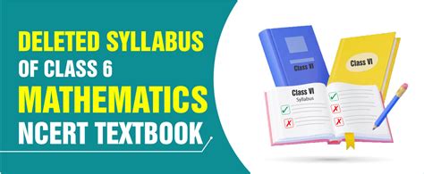 Class 6 Maths Deleted Syllabus 2023 24 Mtg Learning Media Resources