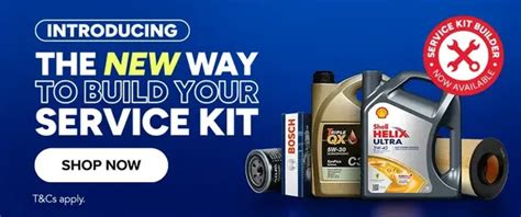 Personalised Car Service Kit Builder