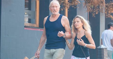 Charles Dance 73 Shows Off Hunky Figure On Stroll With Girlfriend In