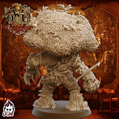 3d Printable Treeman Owu By Ugni Miniatures