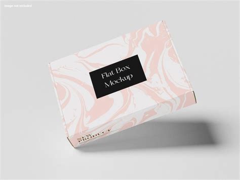 Premium Psd Flat Box Mockup