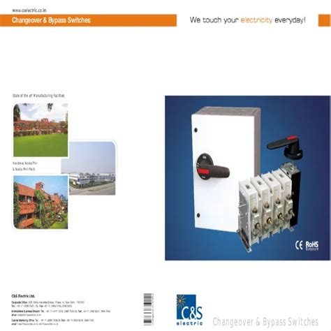 Download Cands Electric Bypass Switch Catalogue Pdf