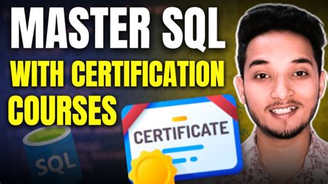 Tarun Kaushik On Linkedin 🚀 Master Sql With These Certification