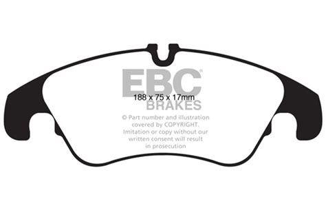 Ebc 11 Audi A6 20 Turbo Ultimax2 Front Brake Pads