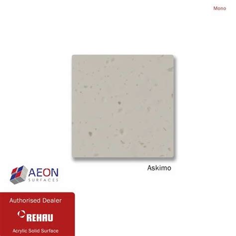Rehau Mono Acrylic Solid Surface Askimo 6005m For Wall Cladding Size 12mm 8x 25 At ₹ 515