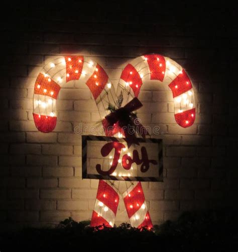 Joy Candy Canes Stock Image Image Of Light Pink Lighting 263364461