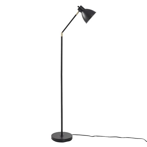 Black And Brass Task Floor Lamp 65